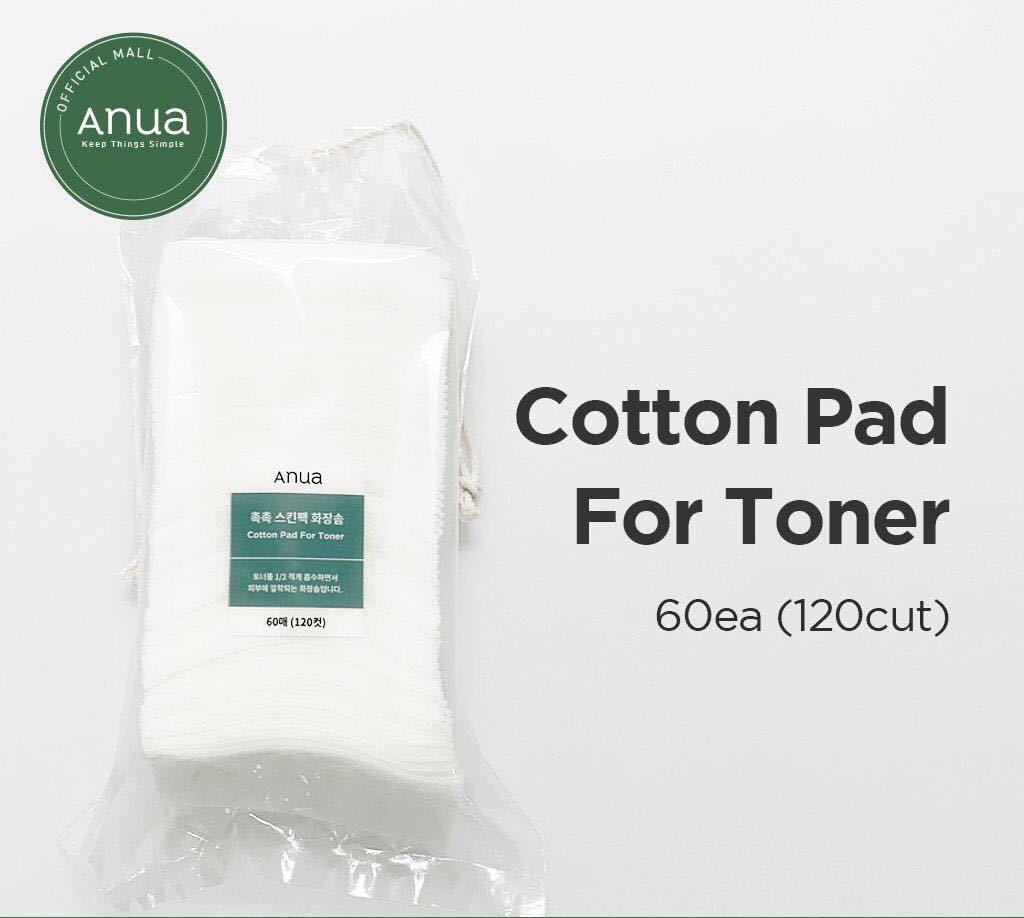 Cotton Pad for Toner 60 ea (120 cut) | Shop Anua at Faceshine